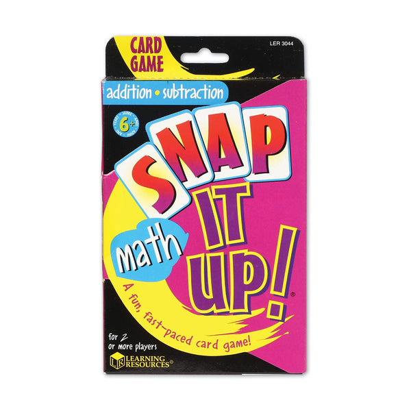 Snap it Up!® Addition & Subtraction Card Game – PlayingandLearning.co.za