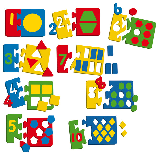 Count & Learn Shapes EVA Puzzle – PlayingandLearning.co.za