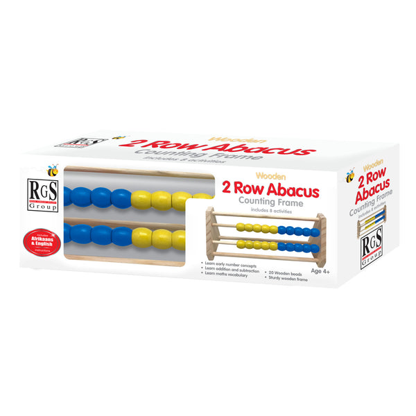 2-Row Abacus Counting Frame – PlayingandLearning.co.za