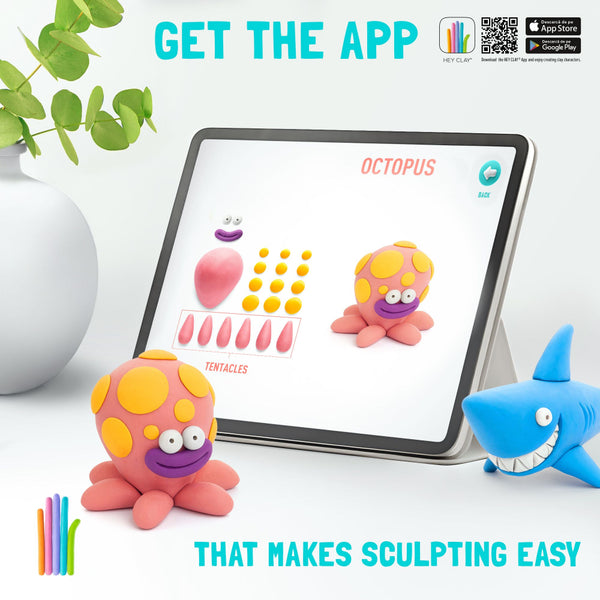 Hey Clay - Ocean: Shark, Octopus, Stingray – PlayingandLearning.co.za