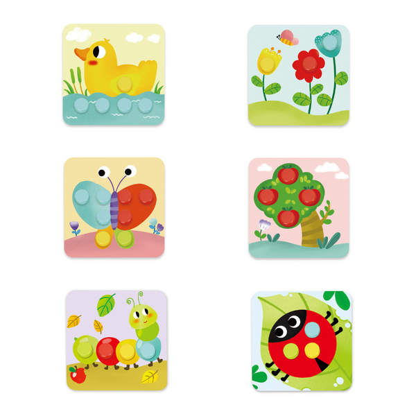 Pattern Pegs - Big 23pc – PlayingandLearning.co.za