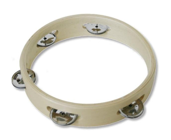 8 Inch Tambourine without Skin & 5 Bells – PlayingandLearning.co.za