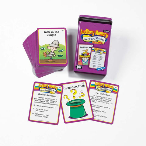 Auditory Memory for Short Stories Fun Deck – PlayingandLearning.co.za