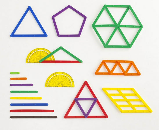 Junior GeoStix 160pc & Activity Guide – PlayingandLearning.co.za