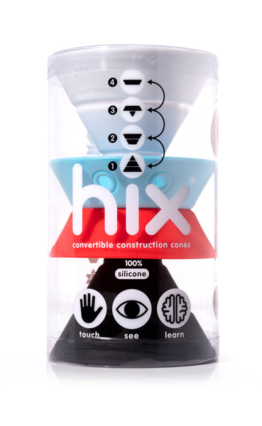 Hix: Convertible Construction Cones 4pc – PlayingandLearning.co.za